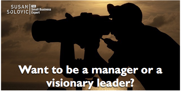 How to Become a Visionary Leader the Easy Way – Susan Solovic