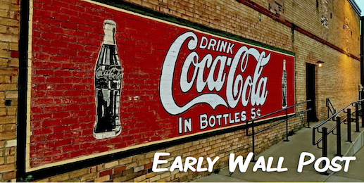 coca cola coke early wall post – Susan Solovic