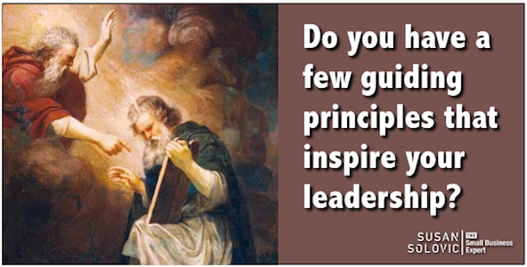 importance of guiding leadership principles – Susan Solovic