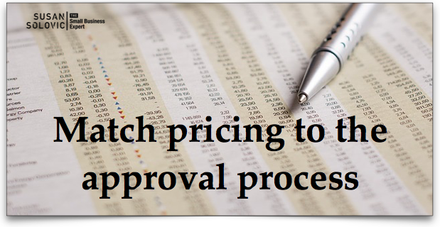 pricing and approvals – Susan Solovic