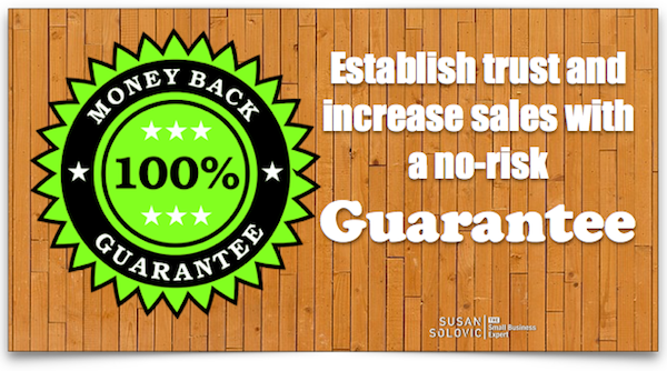 no risk guarantee – Susan Solovic