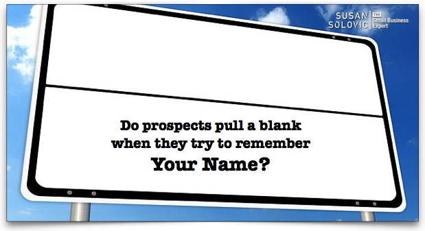 how to establish name recognition – Susan Solovic